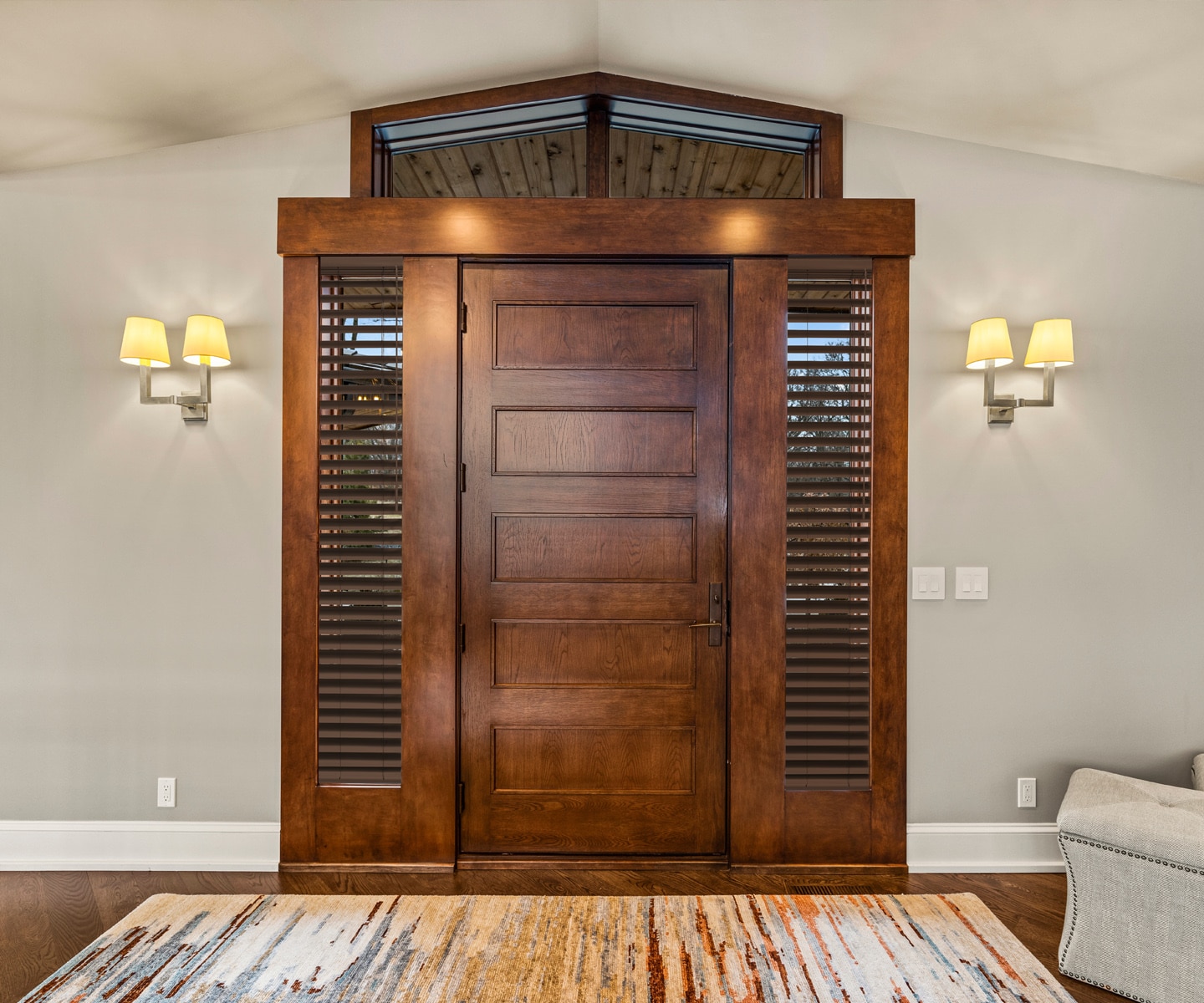 Front Door Sidelight Window Coverings