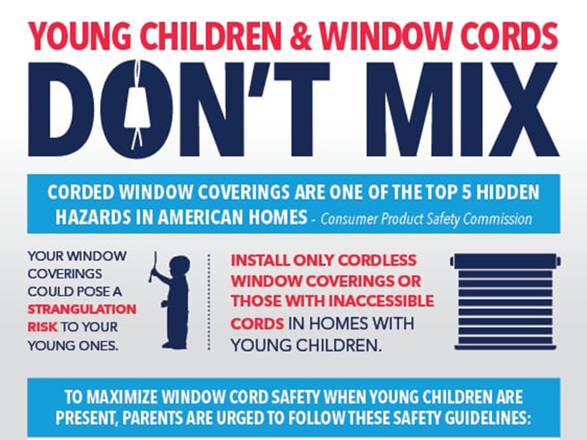 Safer Homes Start With Cordless & Motorized Window Treatments | Norman ...